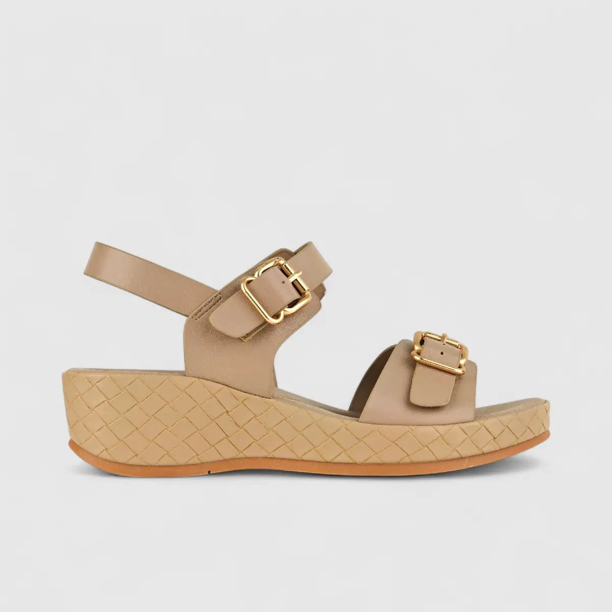 Bulbul Ladies Comfort Sandal HAR050 Beige – familyshoecentre
