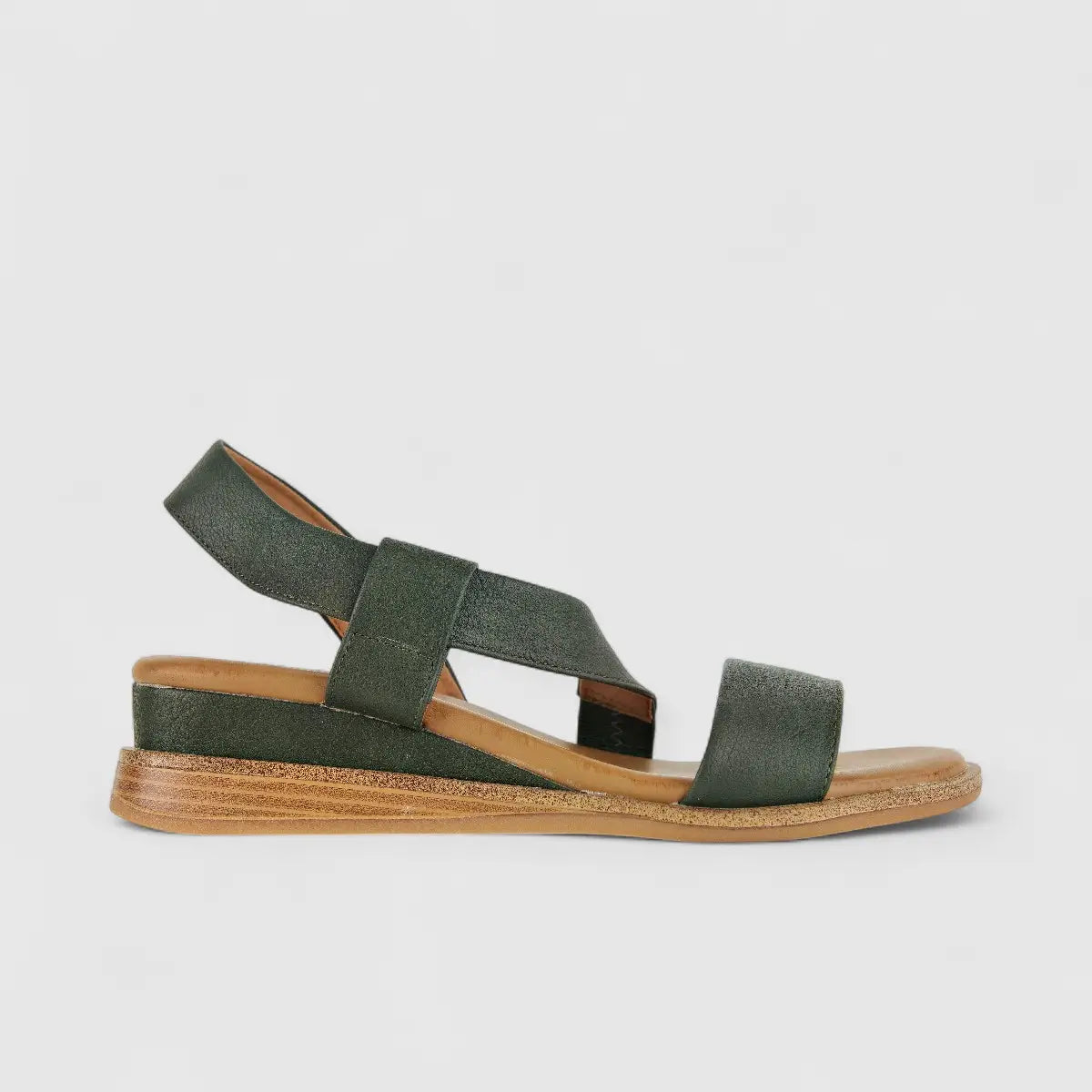Bulbul Ladies Comfort Sandal HAR043 Green – familyshoecentre