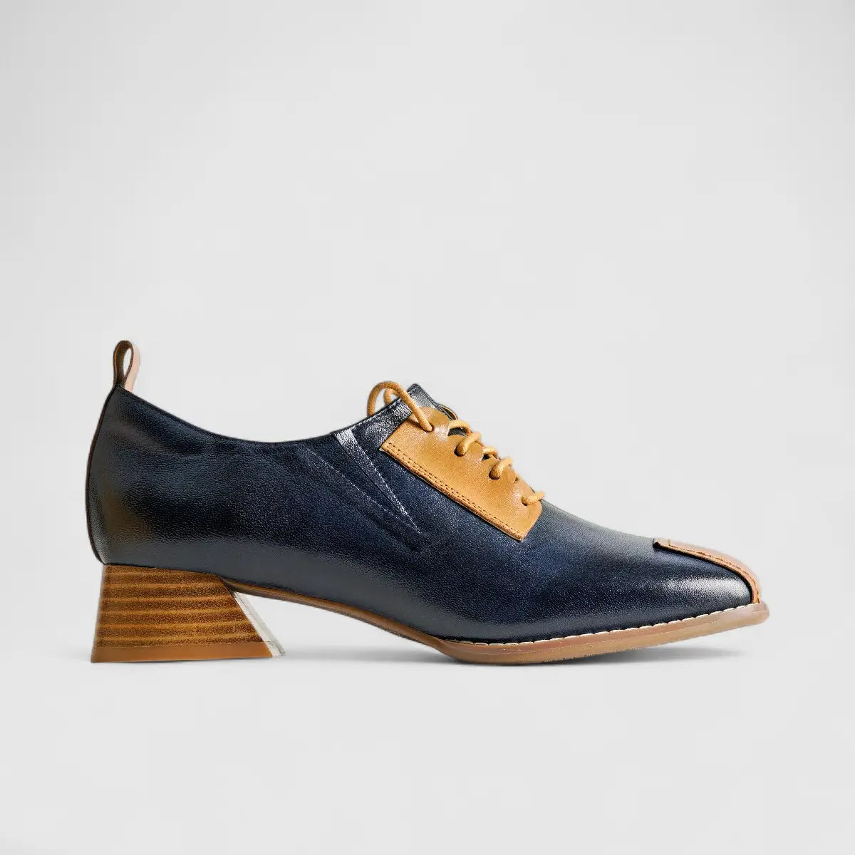 Bulbul Leather Lace Up Black/Brown HA2513 – familyshoecentre