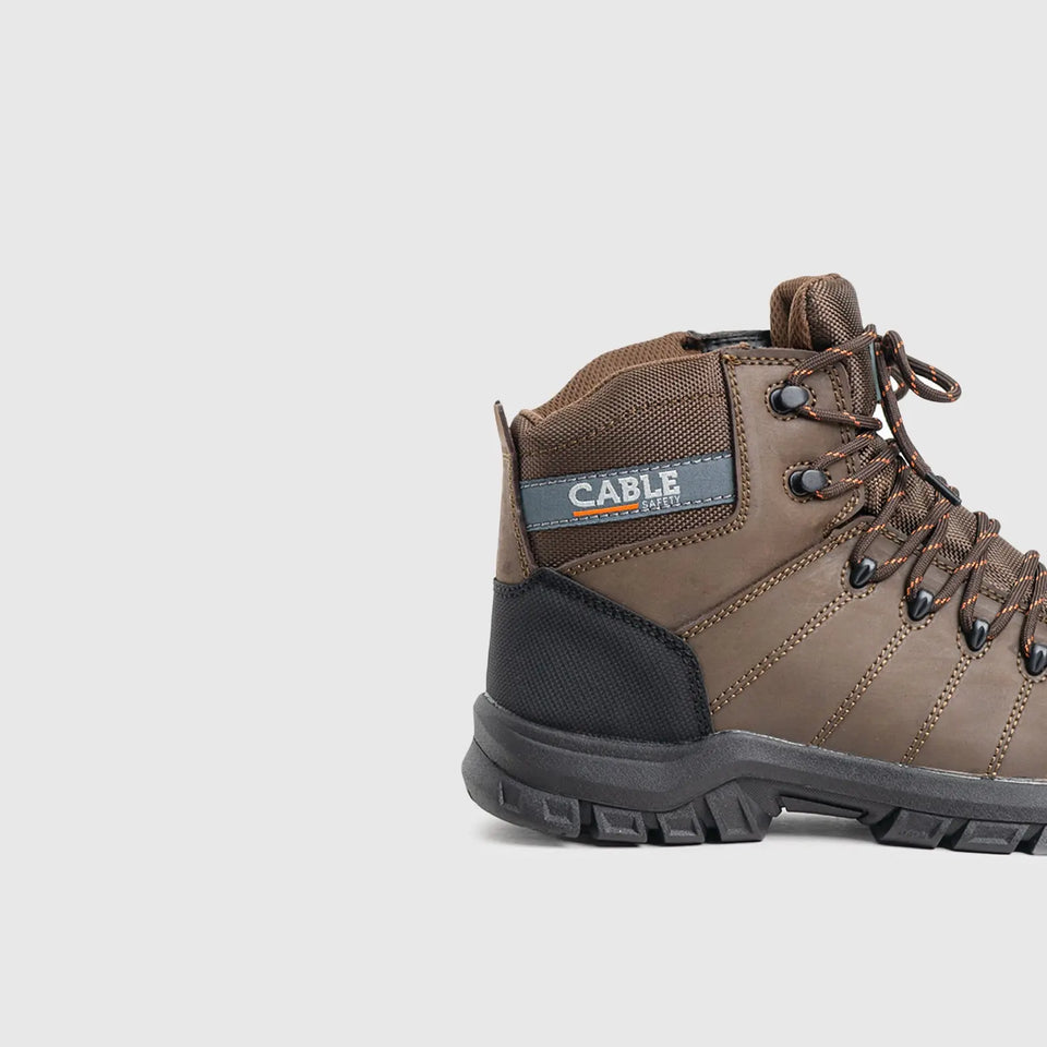 Cable Zinc Safety Boot Brown CB17 – familyshoecentre